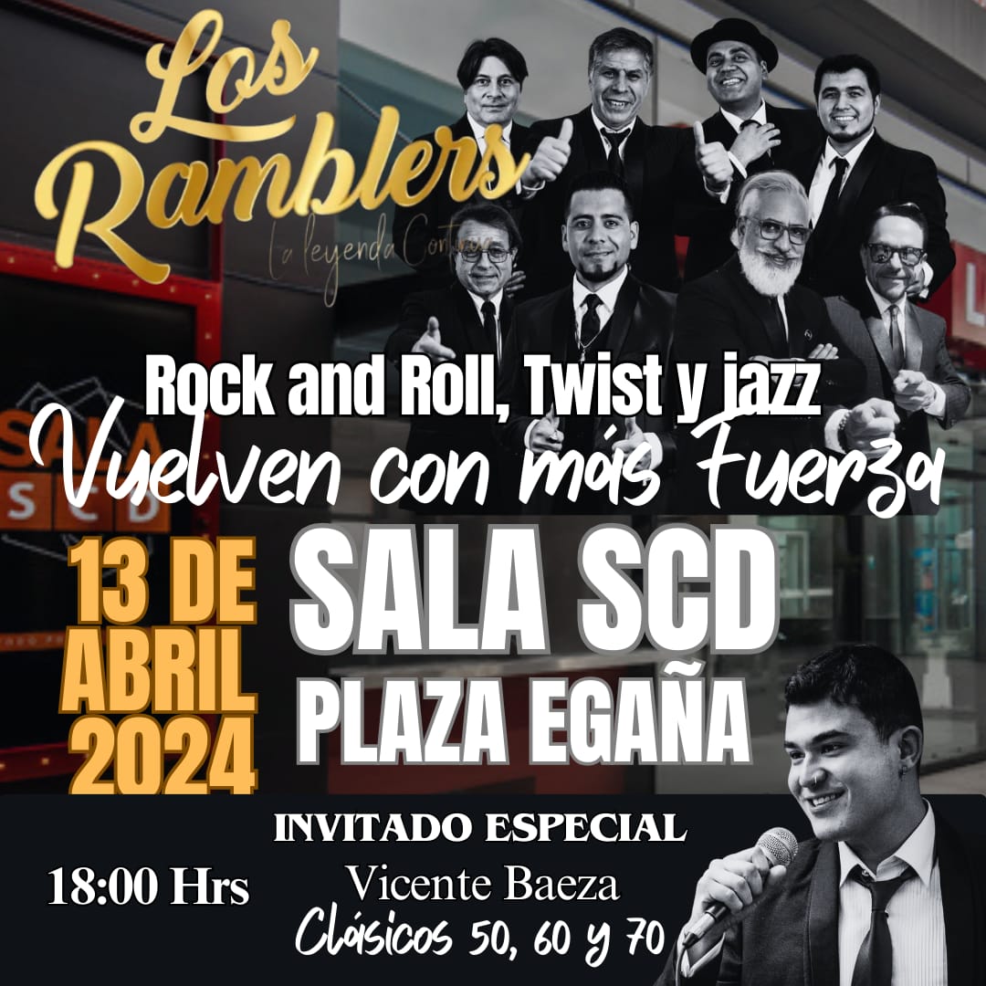 LOS RAMBLERS: ROCK & ROLL, TWIST Y JAZZ EN VIVO – Música Chilena